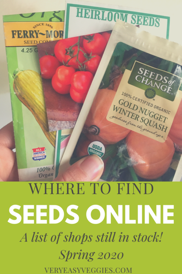 Top Seed Companies: Where to Buy Seeds Online ⋆ The Very Easy Veggie Garden